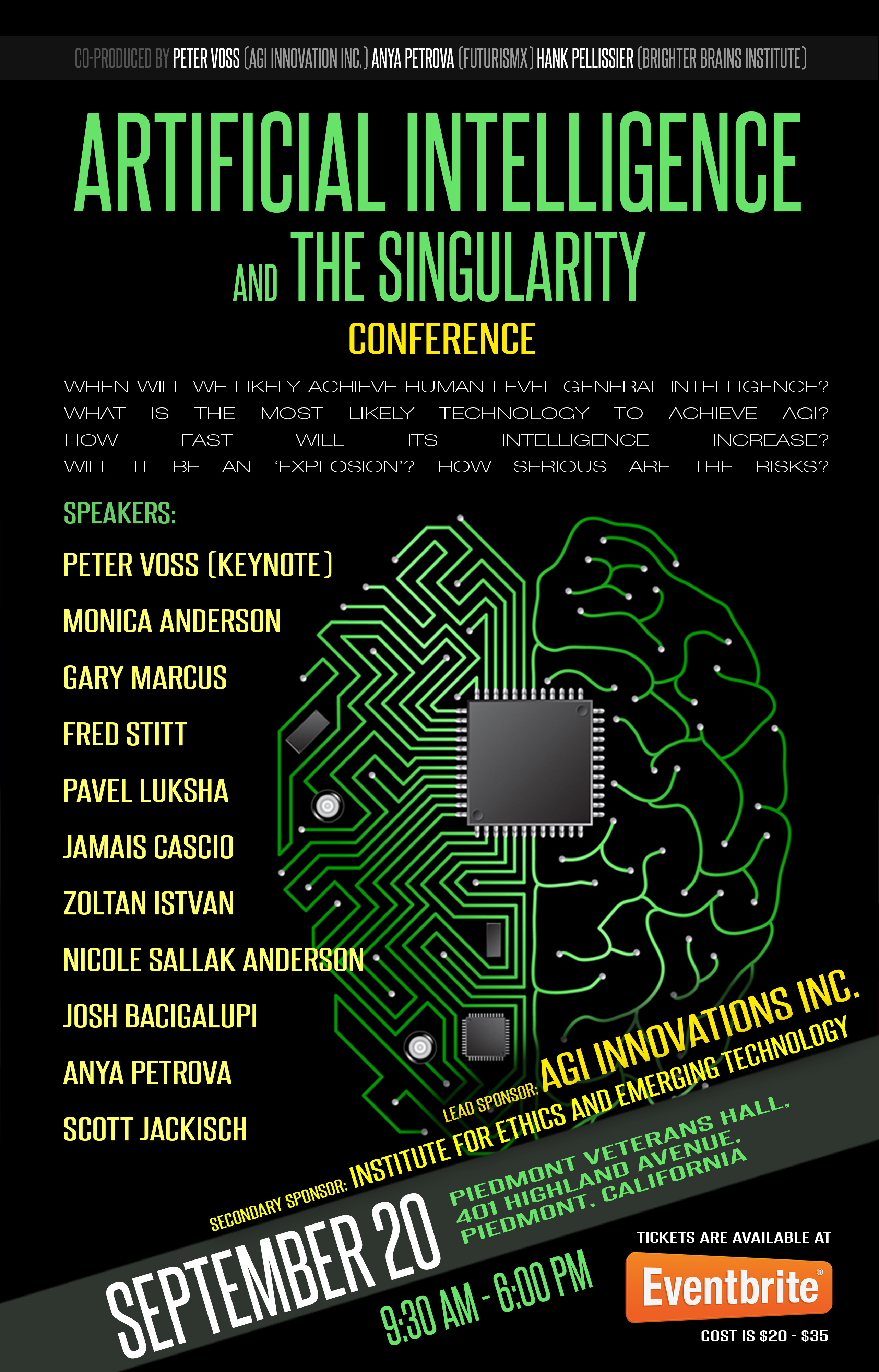 Artificial Intelligence The Singularity Conference